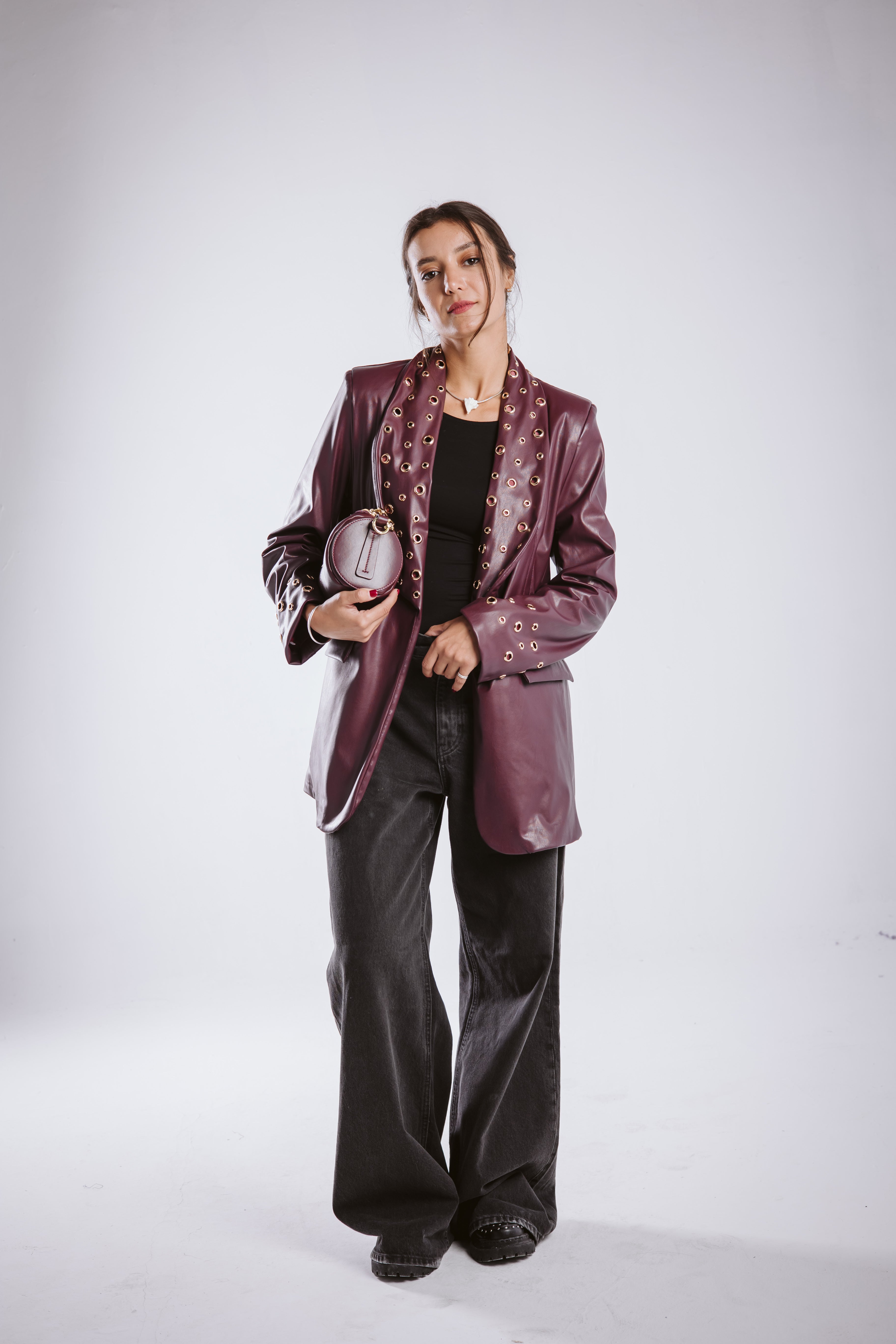 The Rebel Leather Blazer – Taj Sisters
